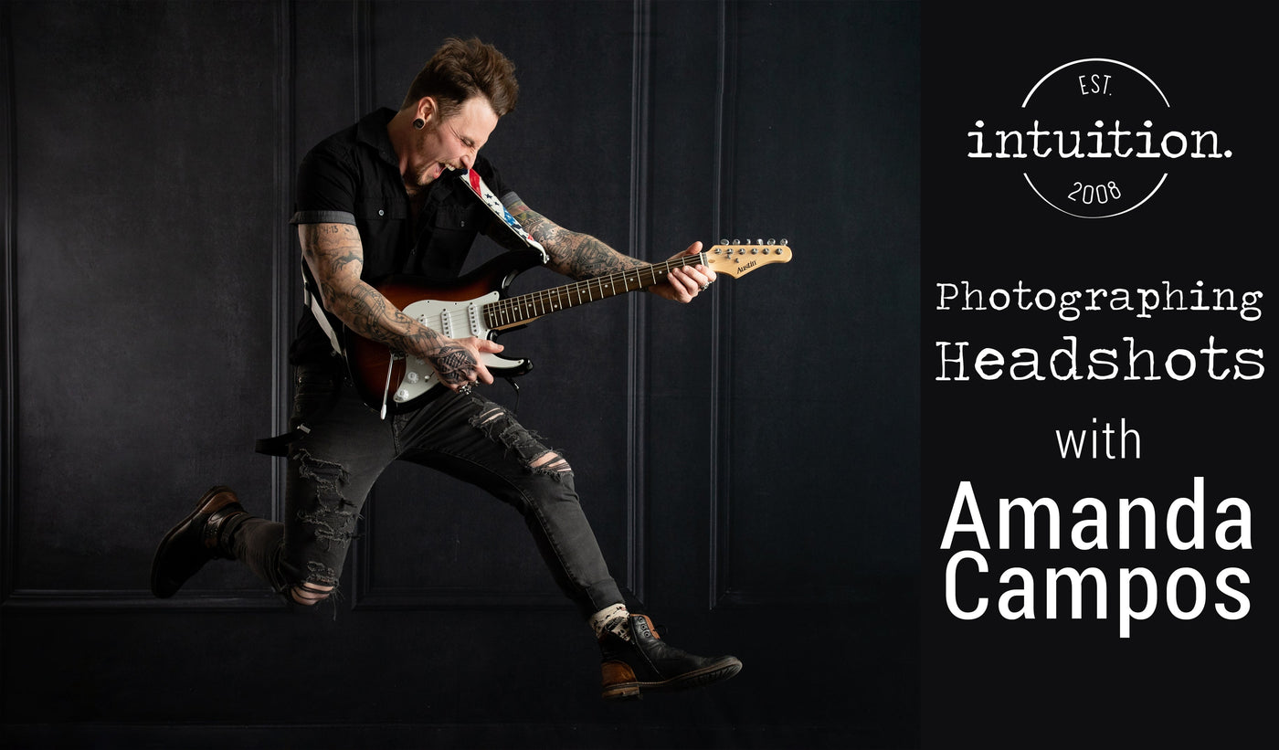 Photographing Headshots with Amanda Campos - Intuition Backgrounds